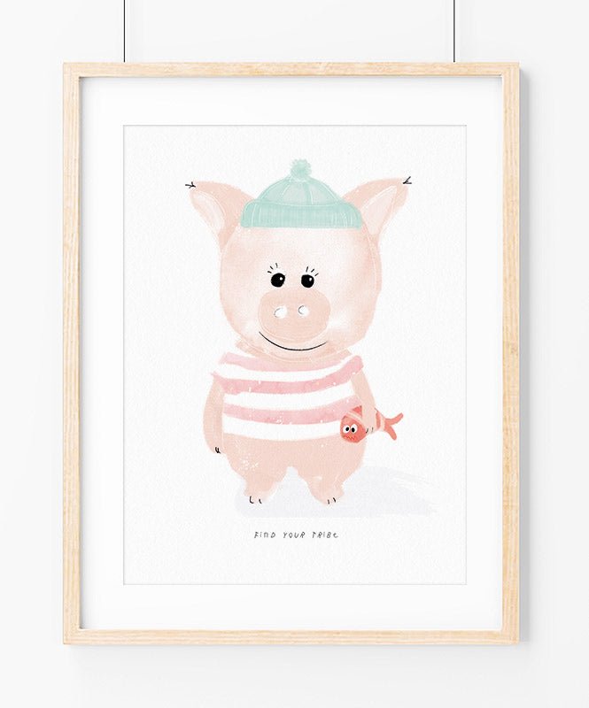 Sailor Pig - Posters Catita illustrations